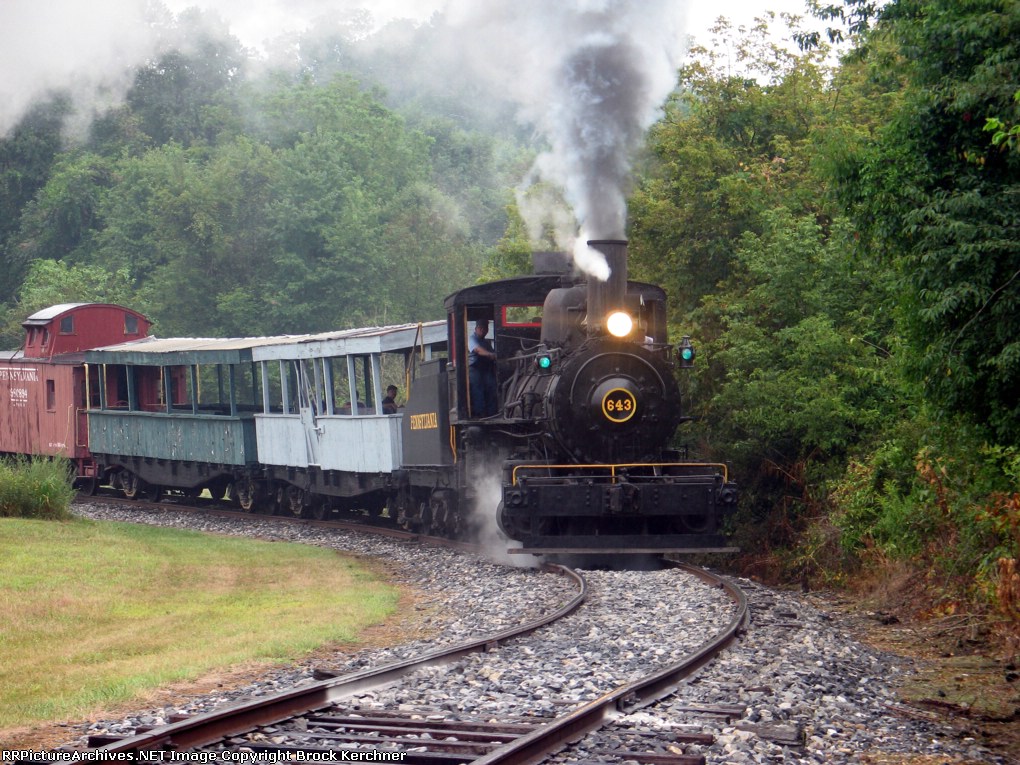 PRR 643, The only steaming PQR engine in the world!